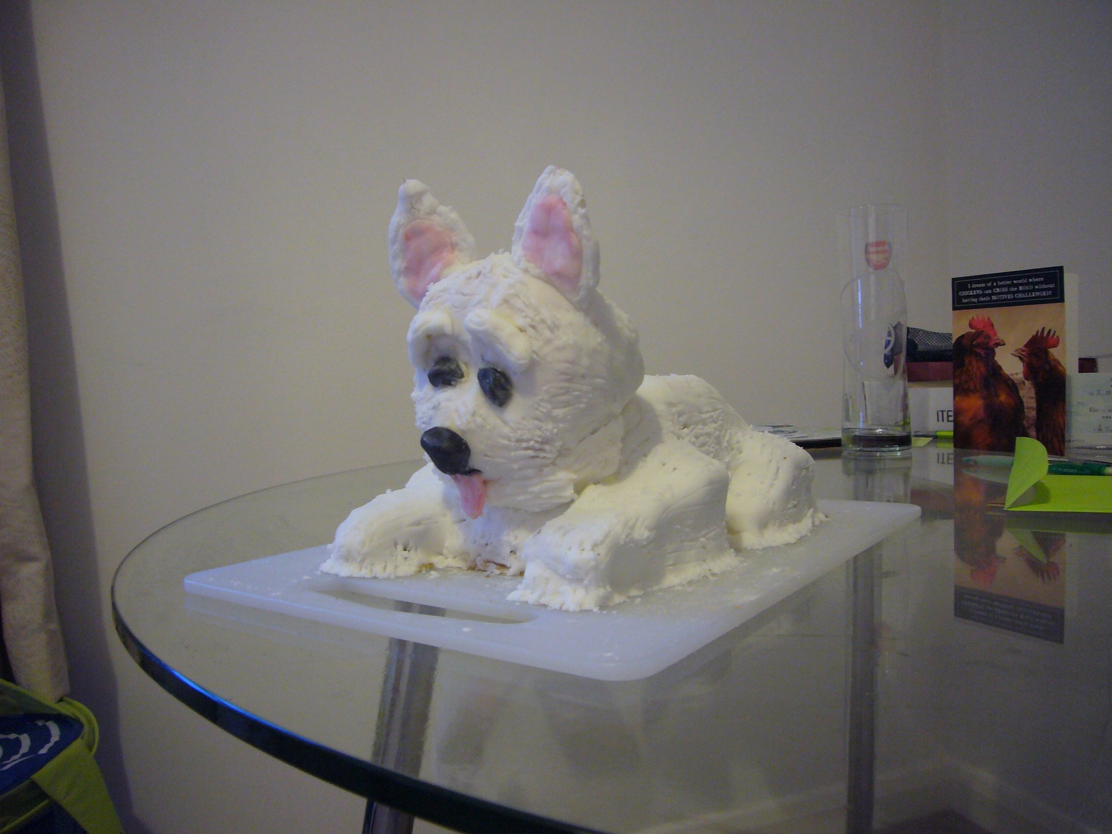 Westie cake - The Great British Bake Off