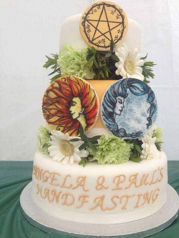 Angela and Paul's handfasting - The Great British Bake Off