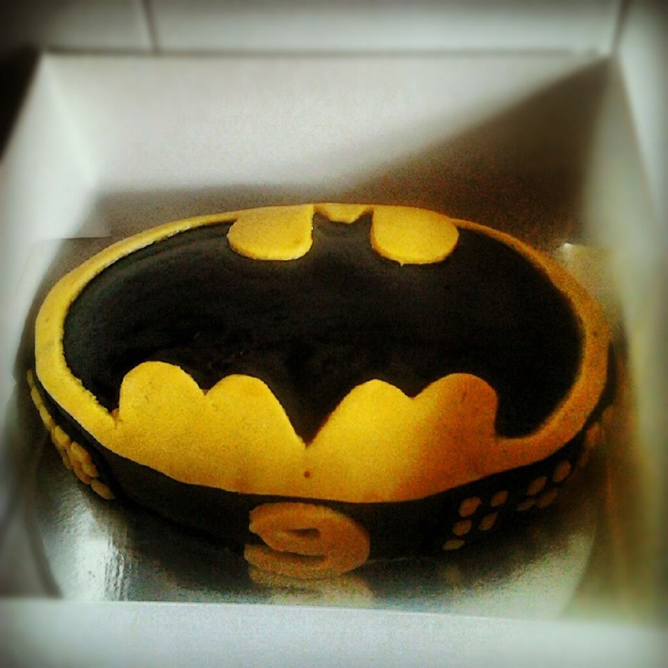 Batman Cake - The Great British Bake Off
