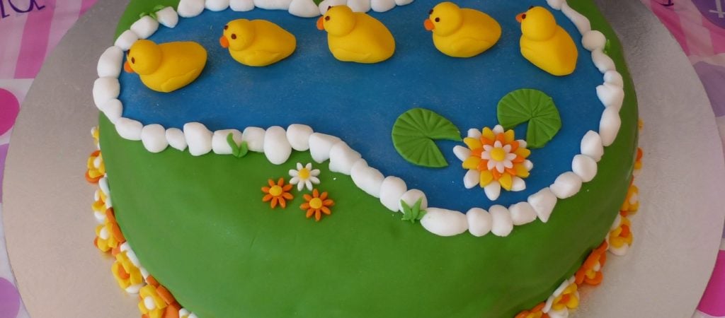1st Birthday 5 Little Ducks Cake - The Great British Bake Off | The ...