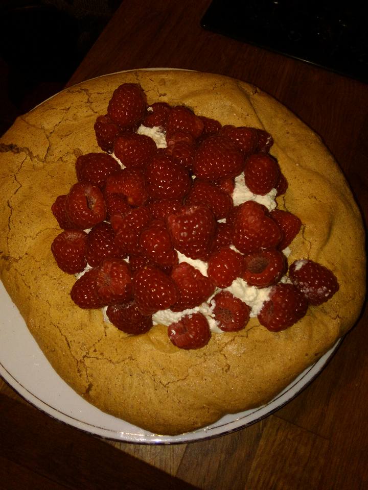Chocolate and Raspberry Pavlova - The Great British Bake Off