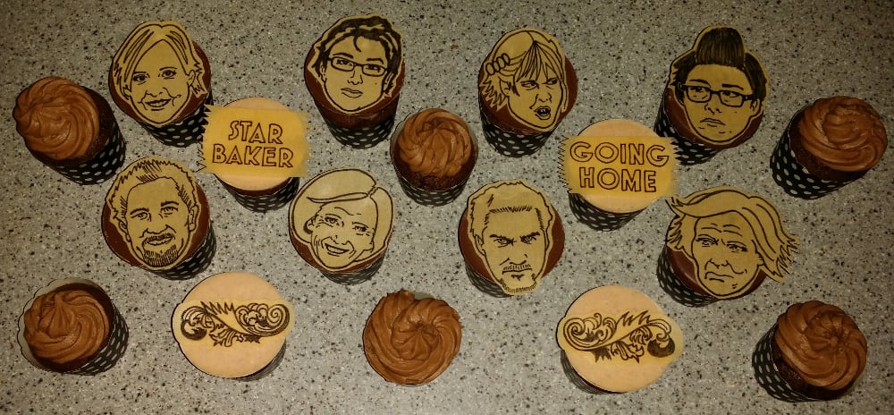 gbbo cupcakes - The Great British Bake Off