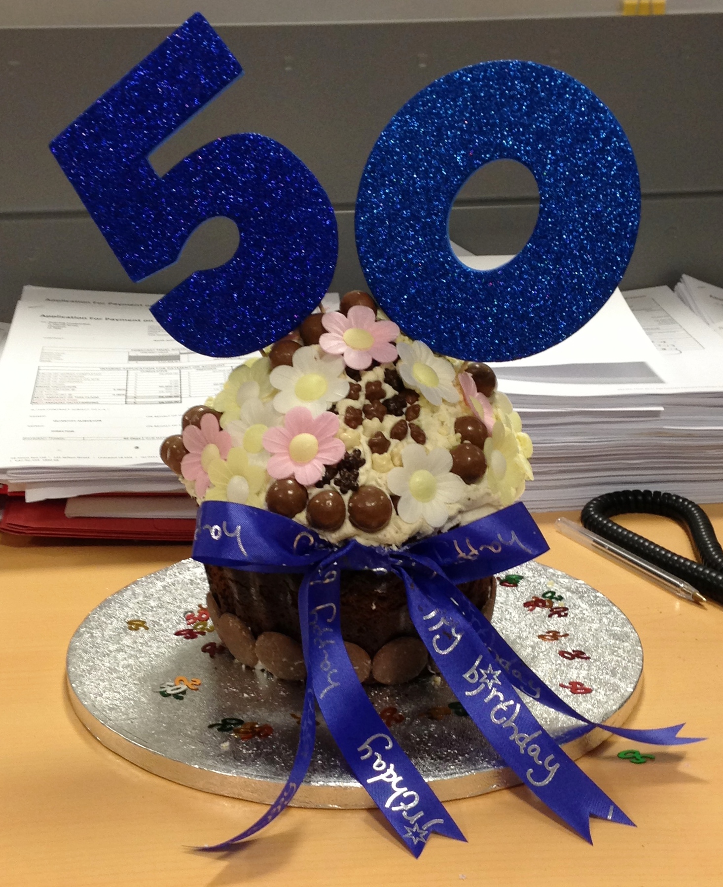 Giant Chocolate Cupcake - The Great British Bake Off