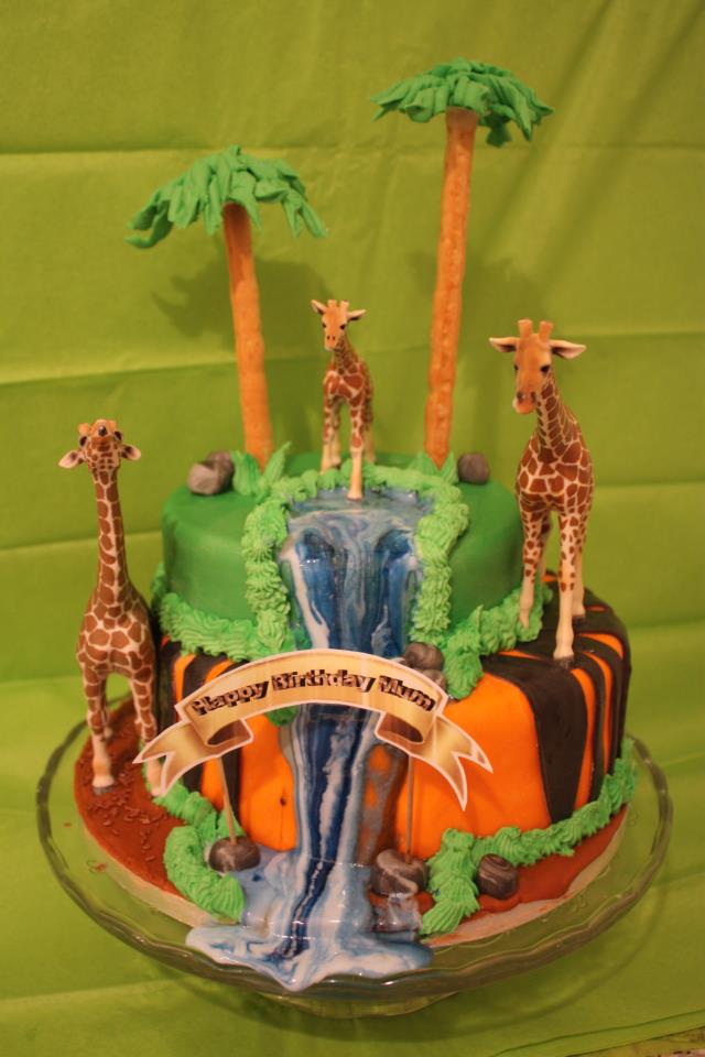 Giraffe Birthday Cake - The Great British Bake Off