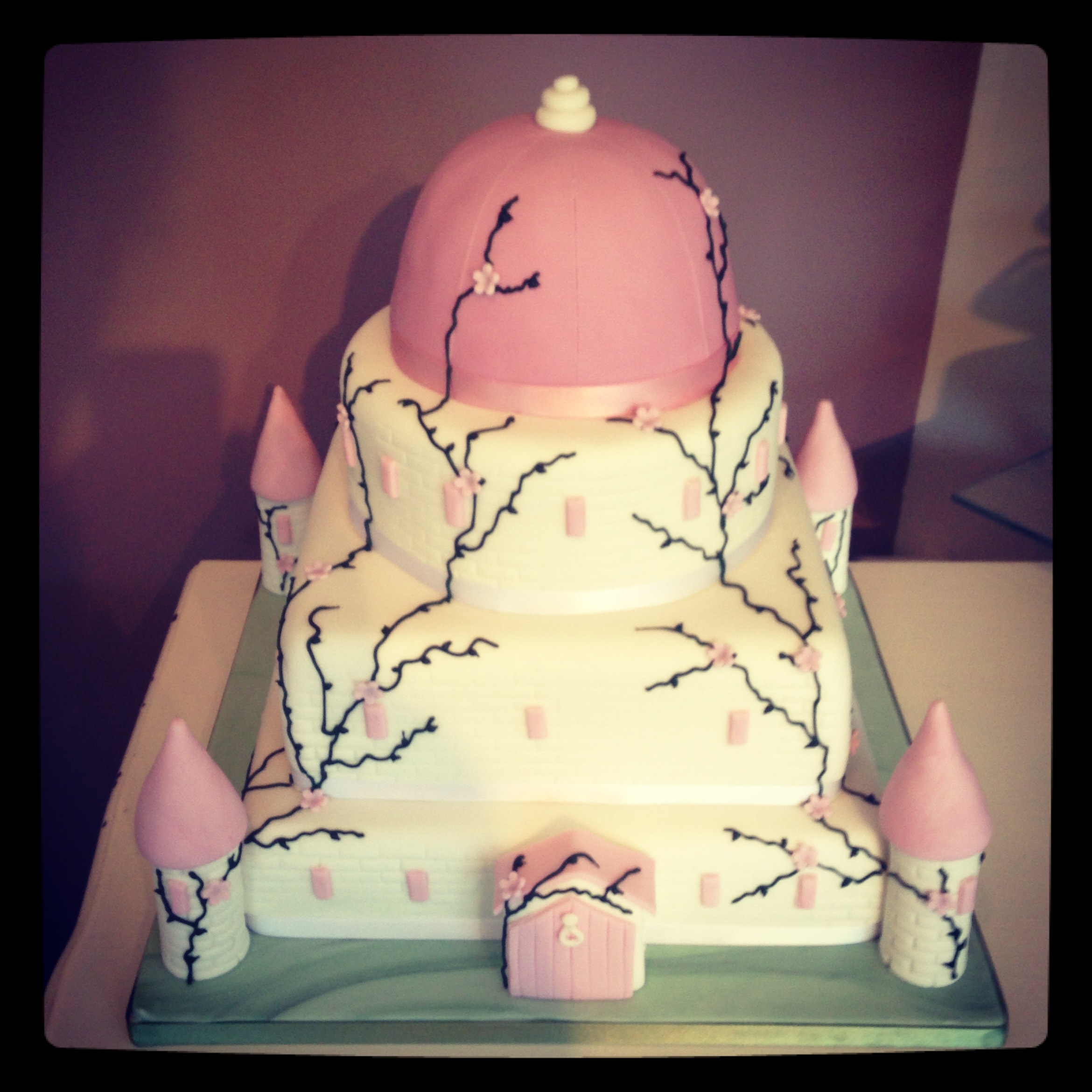 Princess Castle Cake - The Great British Bake Off