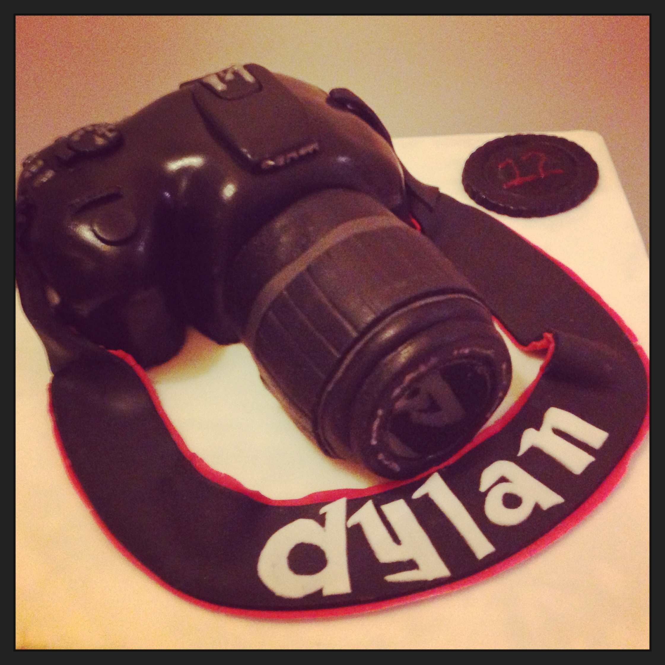 DSLR Camera Cake - The Great British Bake Off