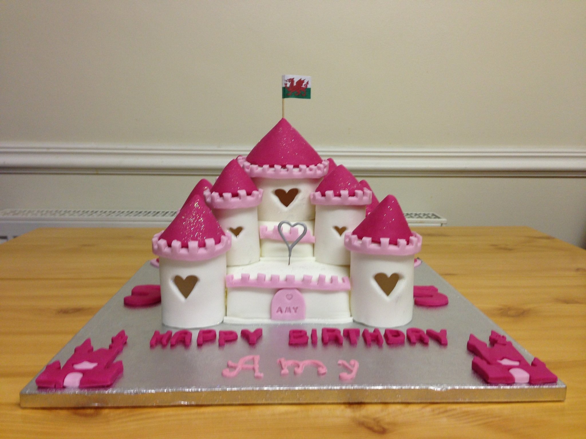 Castle cake - The Great British Bake Off