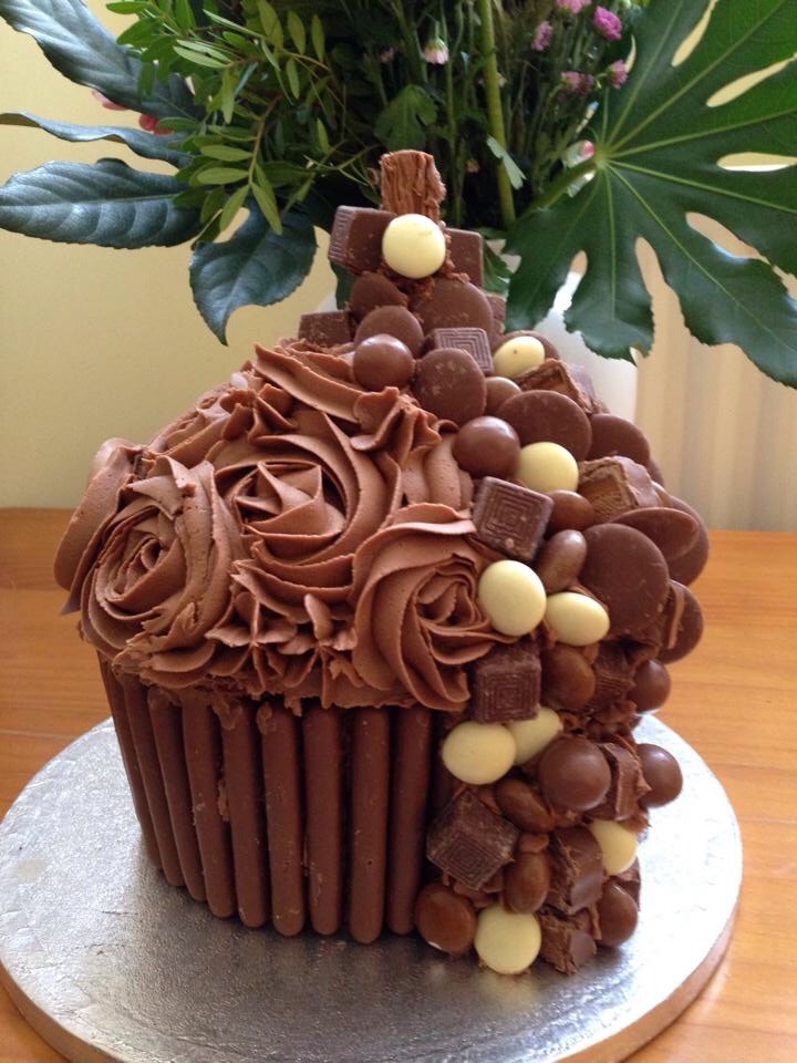 Giant chocolate explosion - The Great British Bake Off