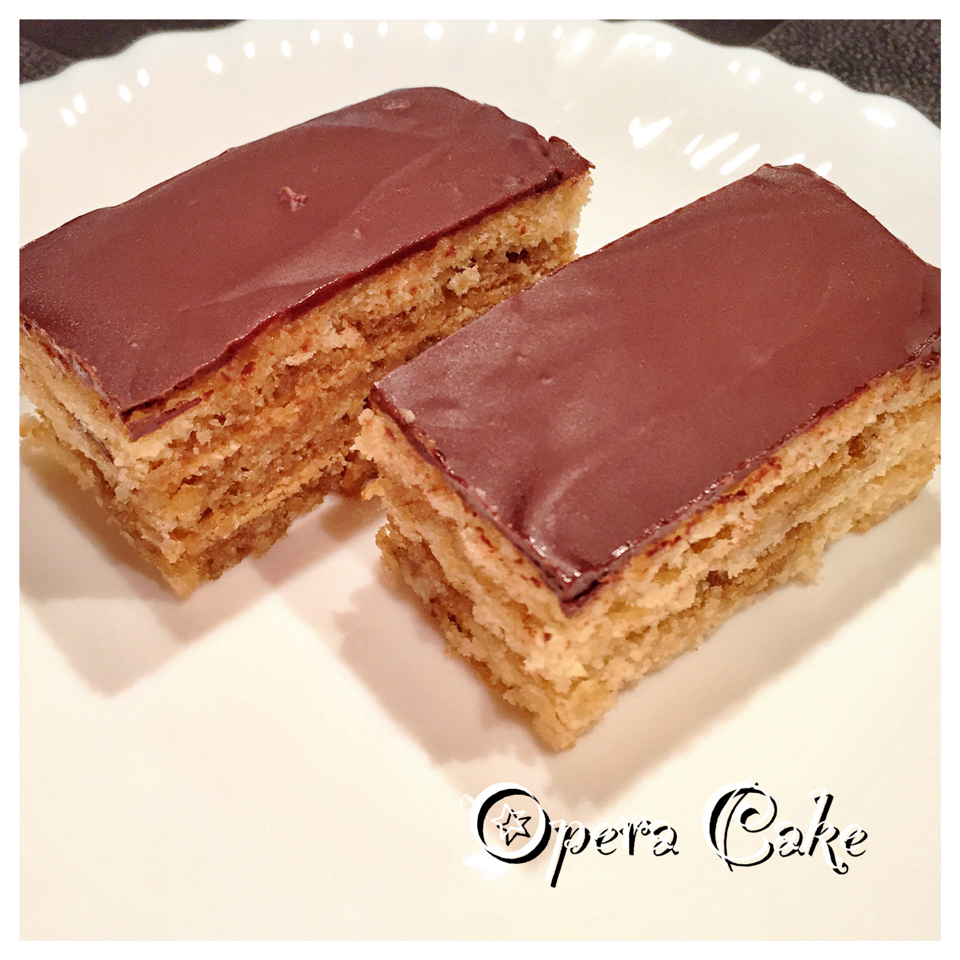 Opera Cake - The Great British Bake Off