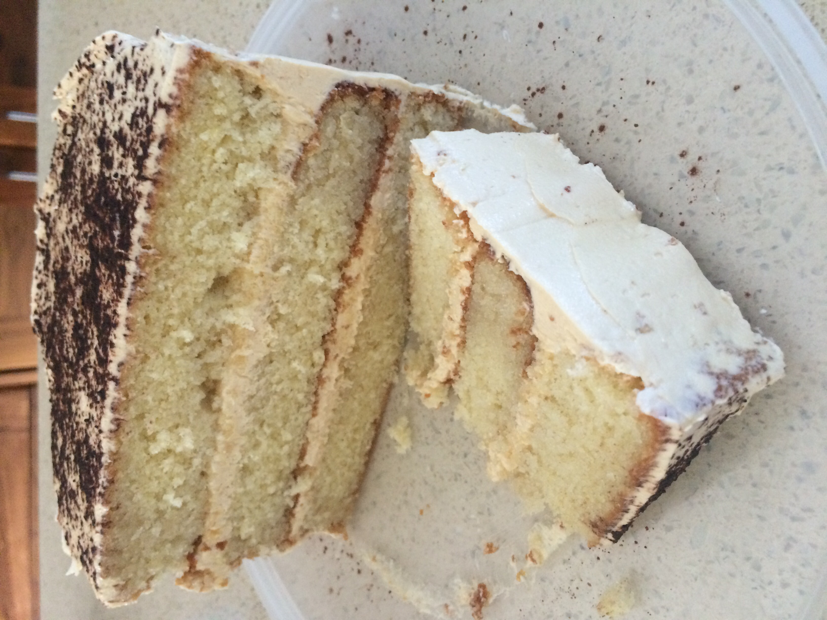Cream caramel and brandy cake - The Great British Bake Off