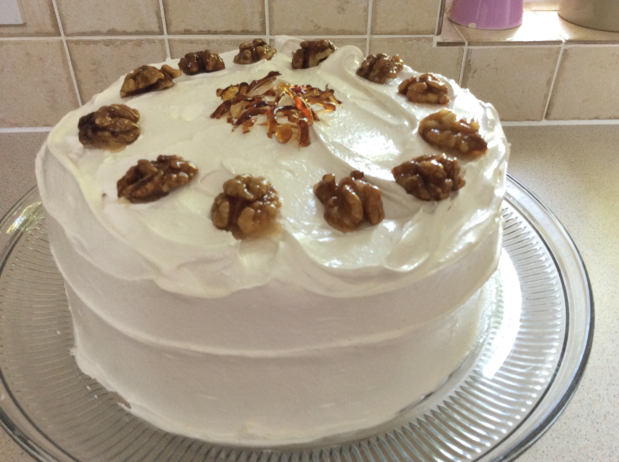Mary's Walnut Cake - The Great British Bake Off