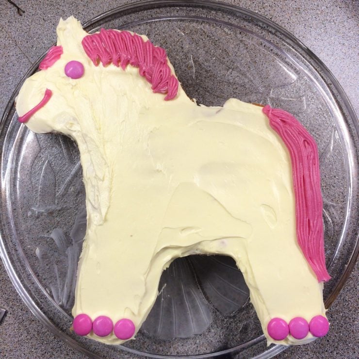 pink pony birthday cake - The Great British Bake Off