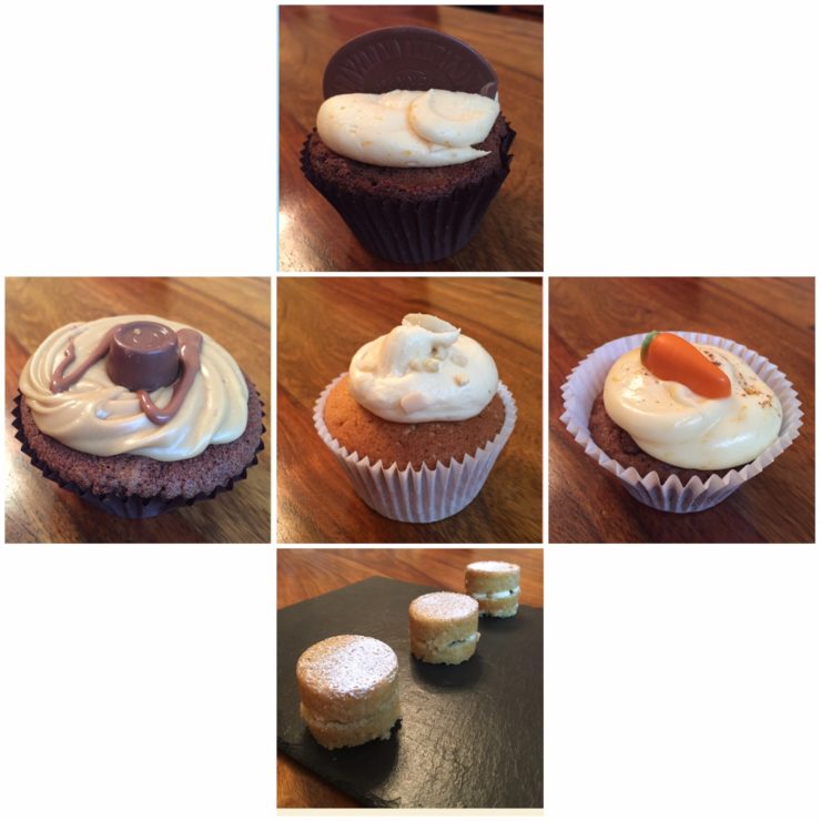 Cupcake and mini cake selection - The Great British Bake Off | The ...