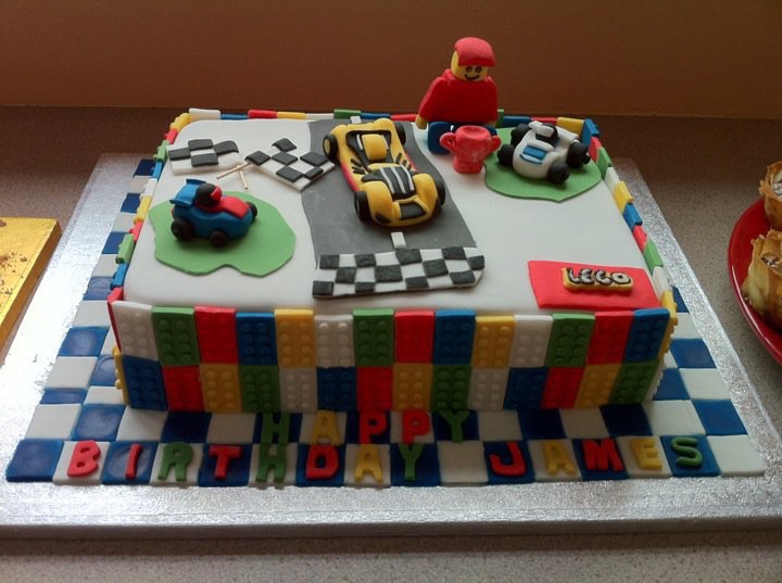 Lego cake - The Great British Bake Off