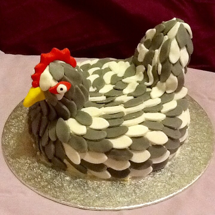 chicken cake - The Great British Bake Off