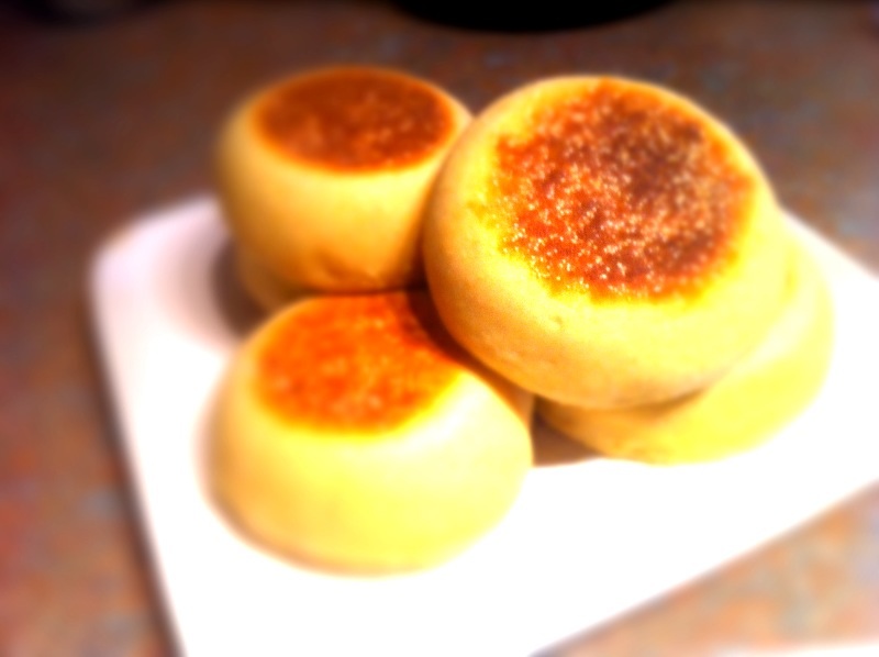 My perfect English Muffins - The Great British Bake Off