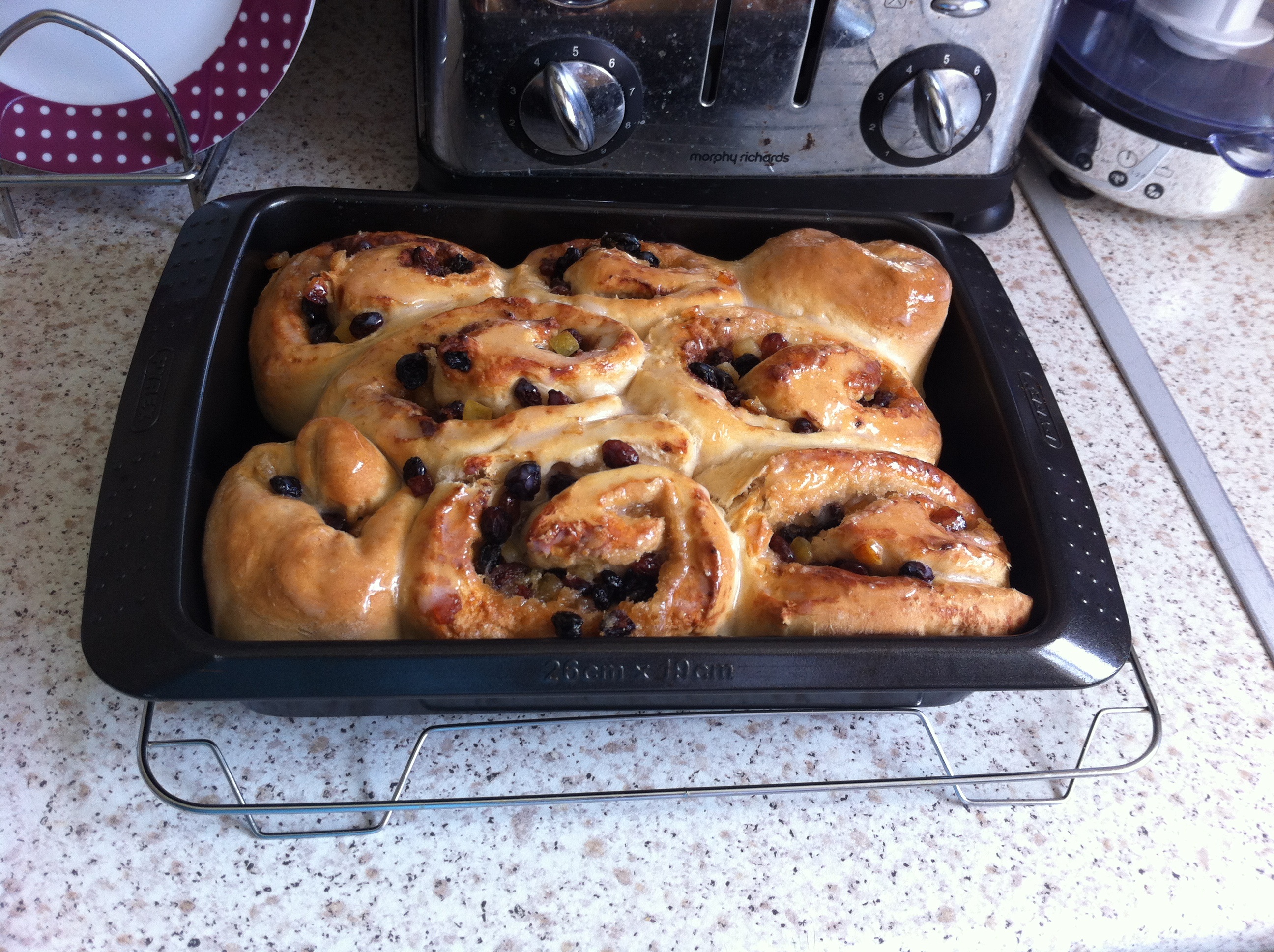 Chubby Chelsea Buns - The Great British Bake Off