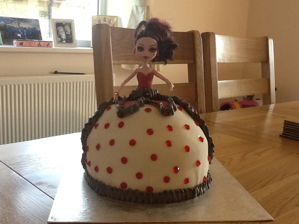 Doll cake - The Great British Bake Off