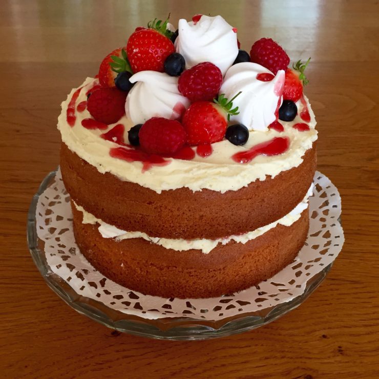 Eton Mess Cake - The Great British Bake Off