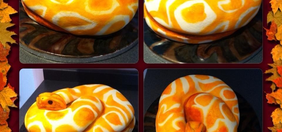 Boa Constrictor Snake Cake - The Great British Bake Off | The Great ...