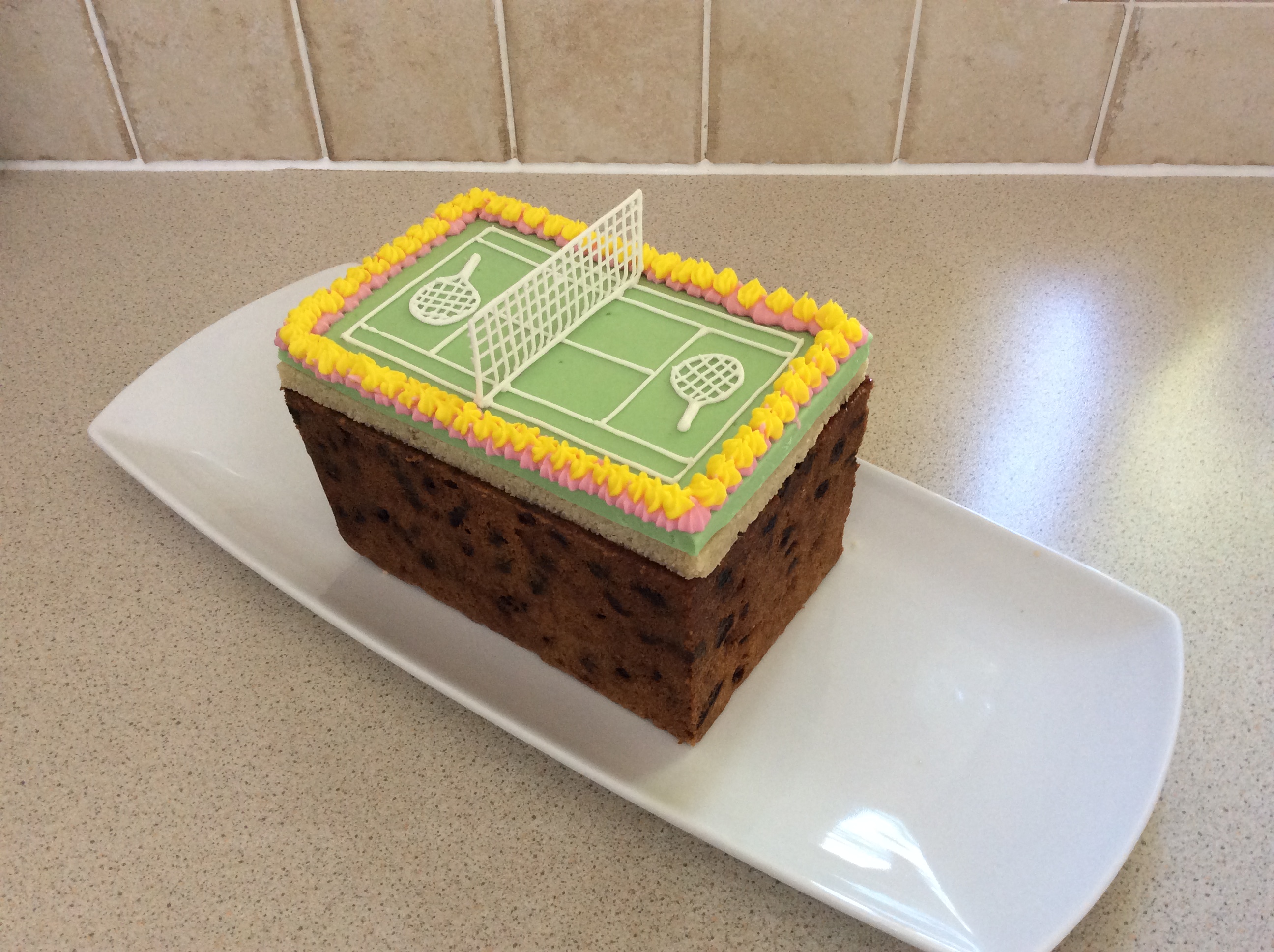 Tennis Cake - The Great British Bake Off