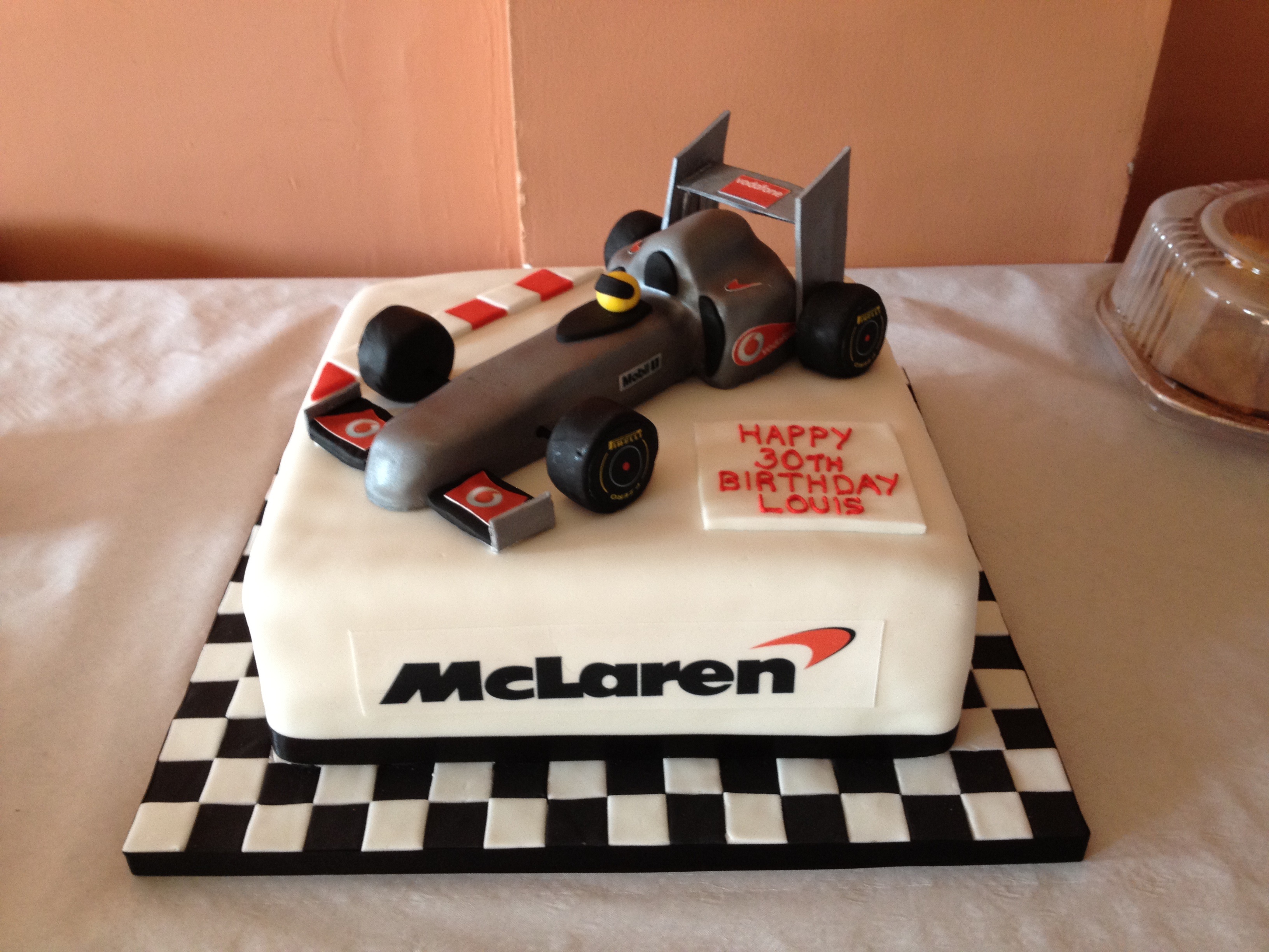 Formula One with edible car - The Great British Bake Off