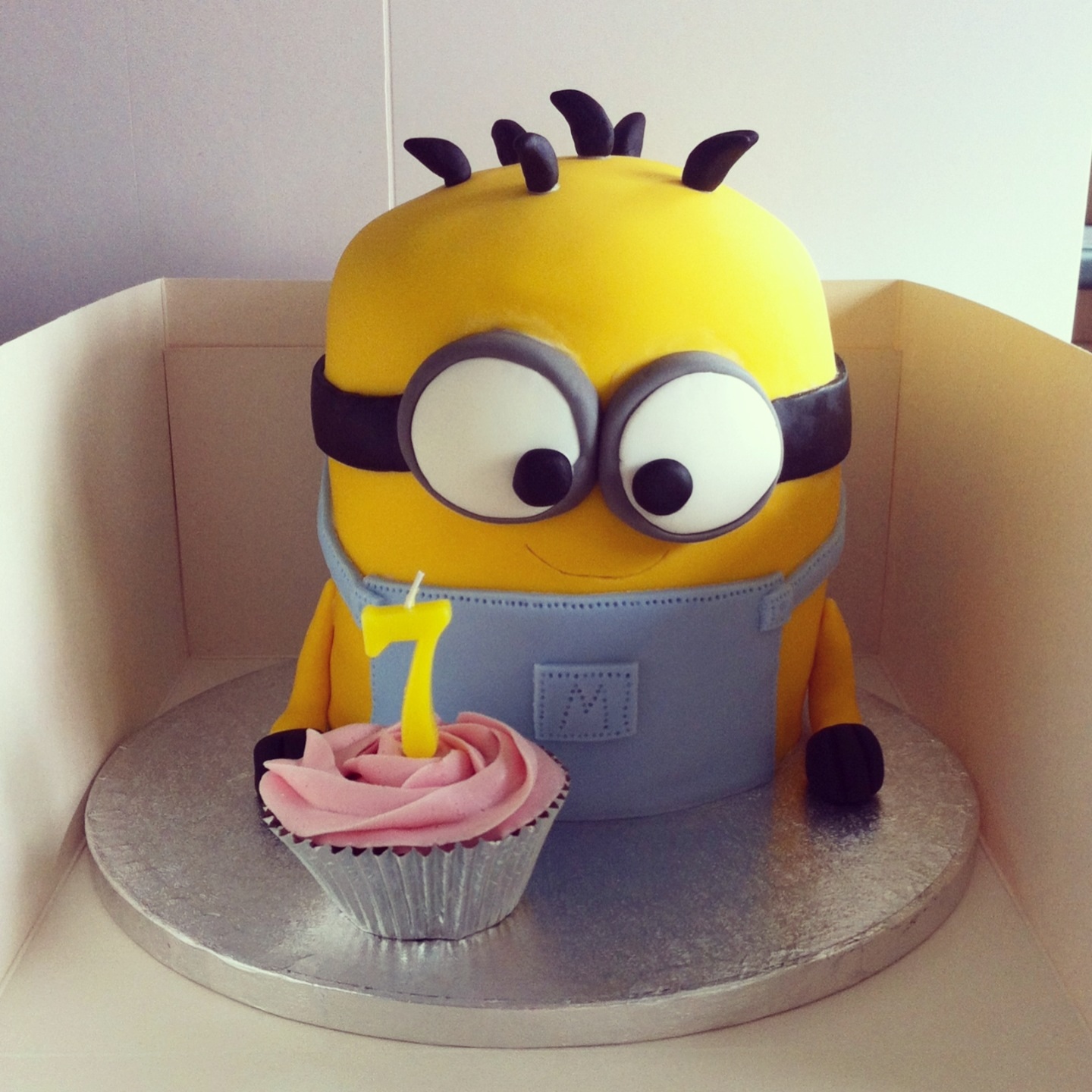Minion birthday cake - The Great British Bake Off