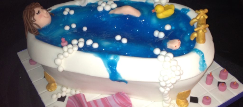 Relaxing in the tub cake - The Great British Bake Off | The Great ...