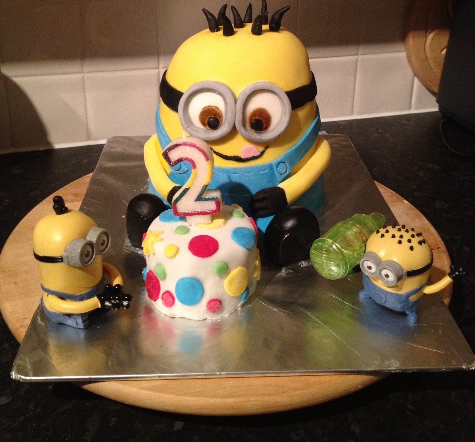 Jojo's Minion Birthday Cake - The Great British Bake Off