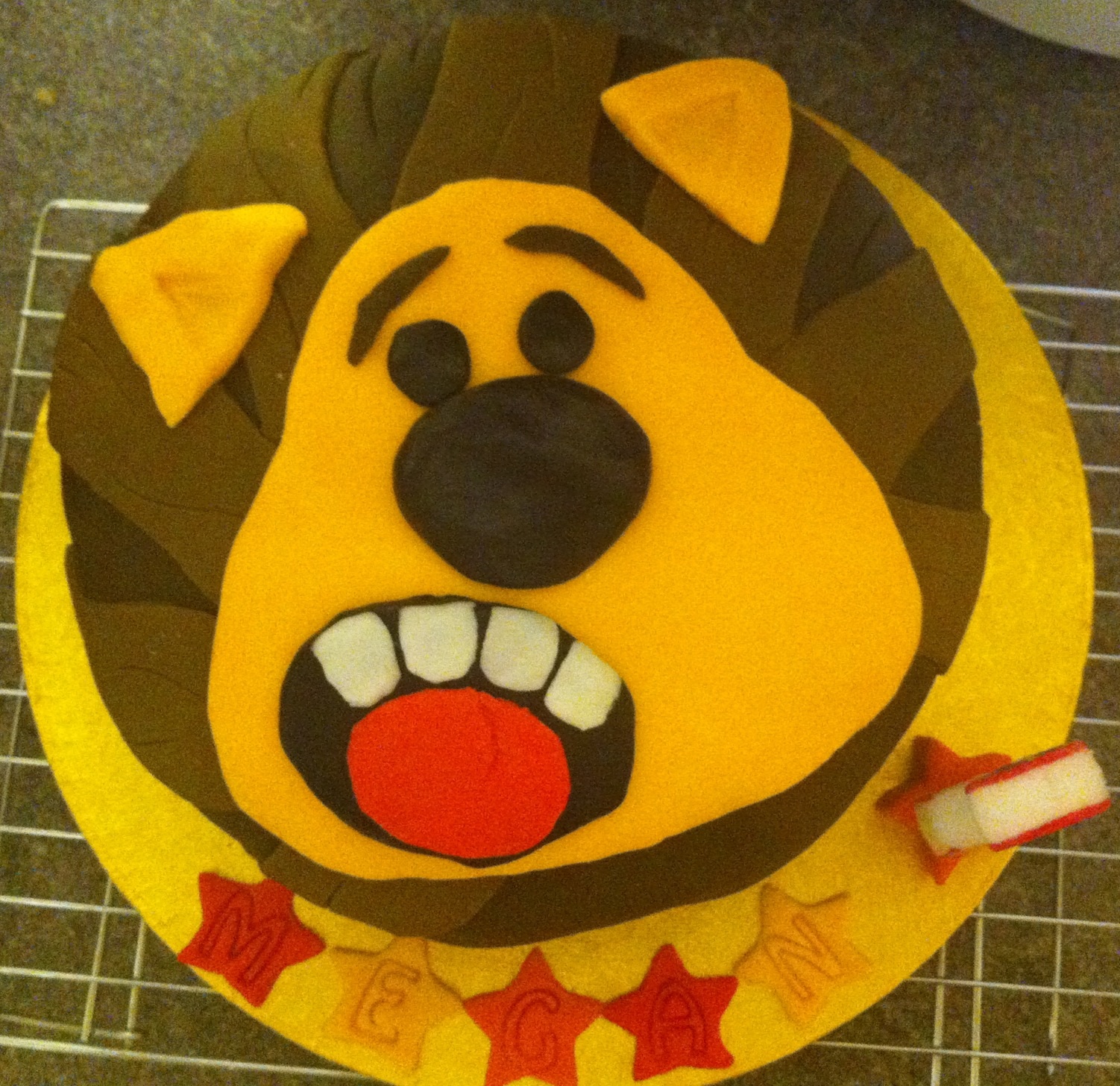 Raa Raa The Noisy Lion Cake - The Great British Bake Off