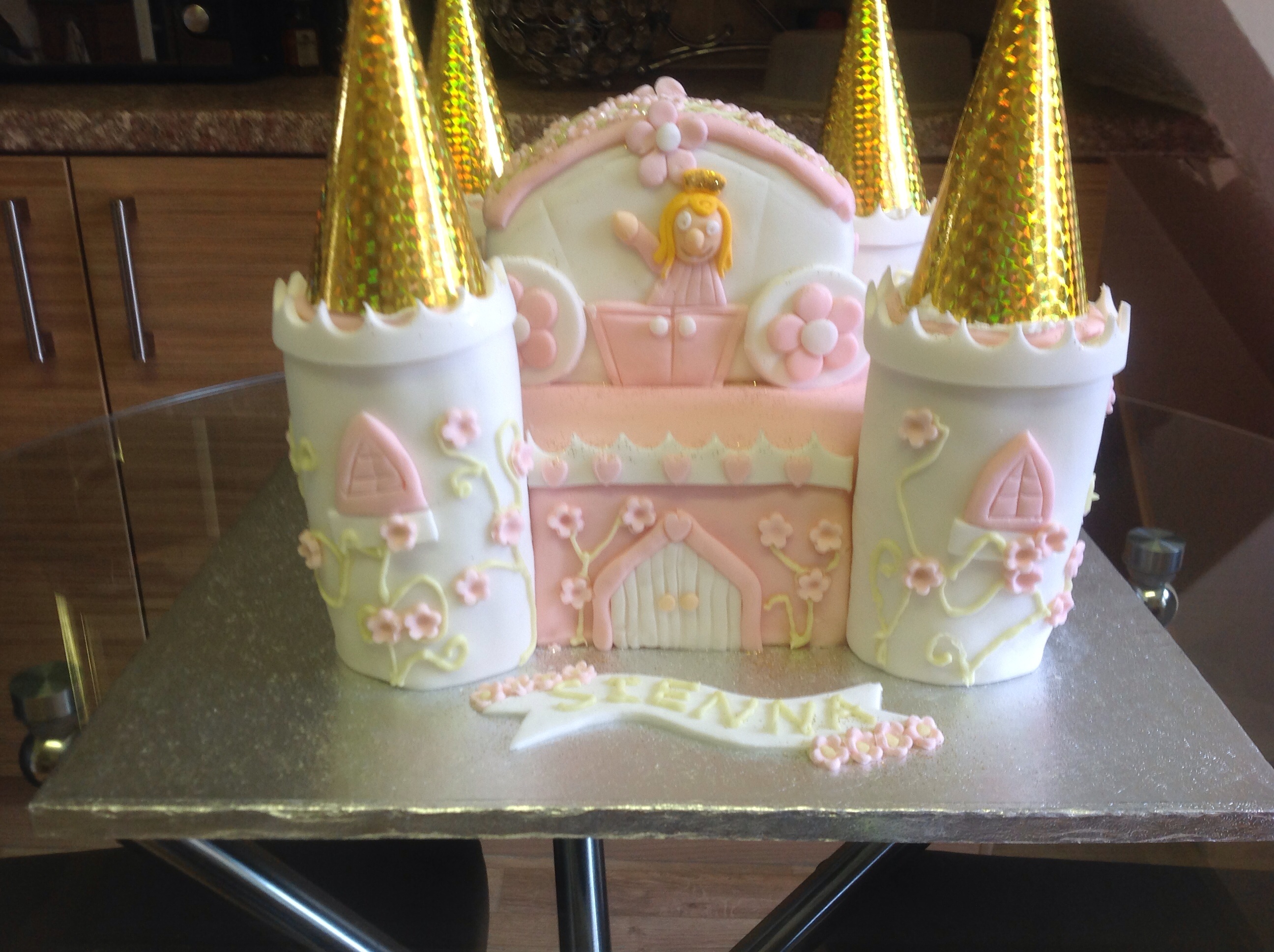 Princess birthday cake - The Great British Bake Off