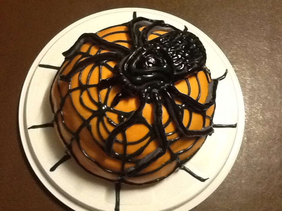 Spider Halloween Cake - The Great British Bake Off