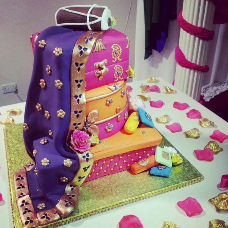 Ethnic Jewellery box cake - The Great British Bake Off