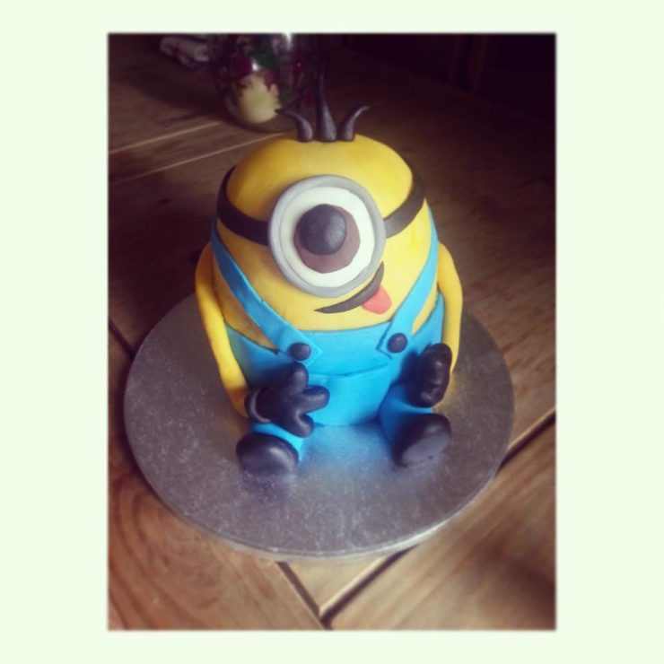 Cheeky chocolate Minion Cake - The Great British Bake Off