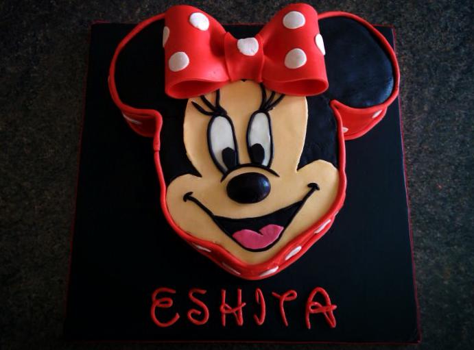 Minnie Mouse Cake - The Great British Bake Off